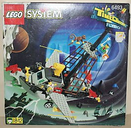 LEGO System - 6493 - Flying Time Vessel - USAGÉ / USED – Cards and Bricks