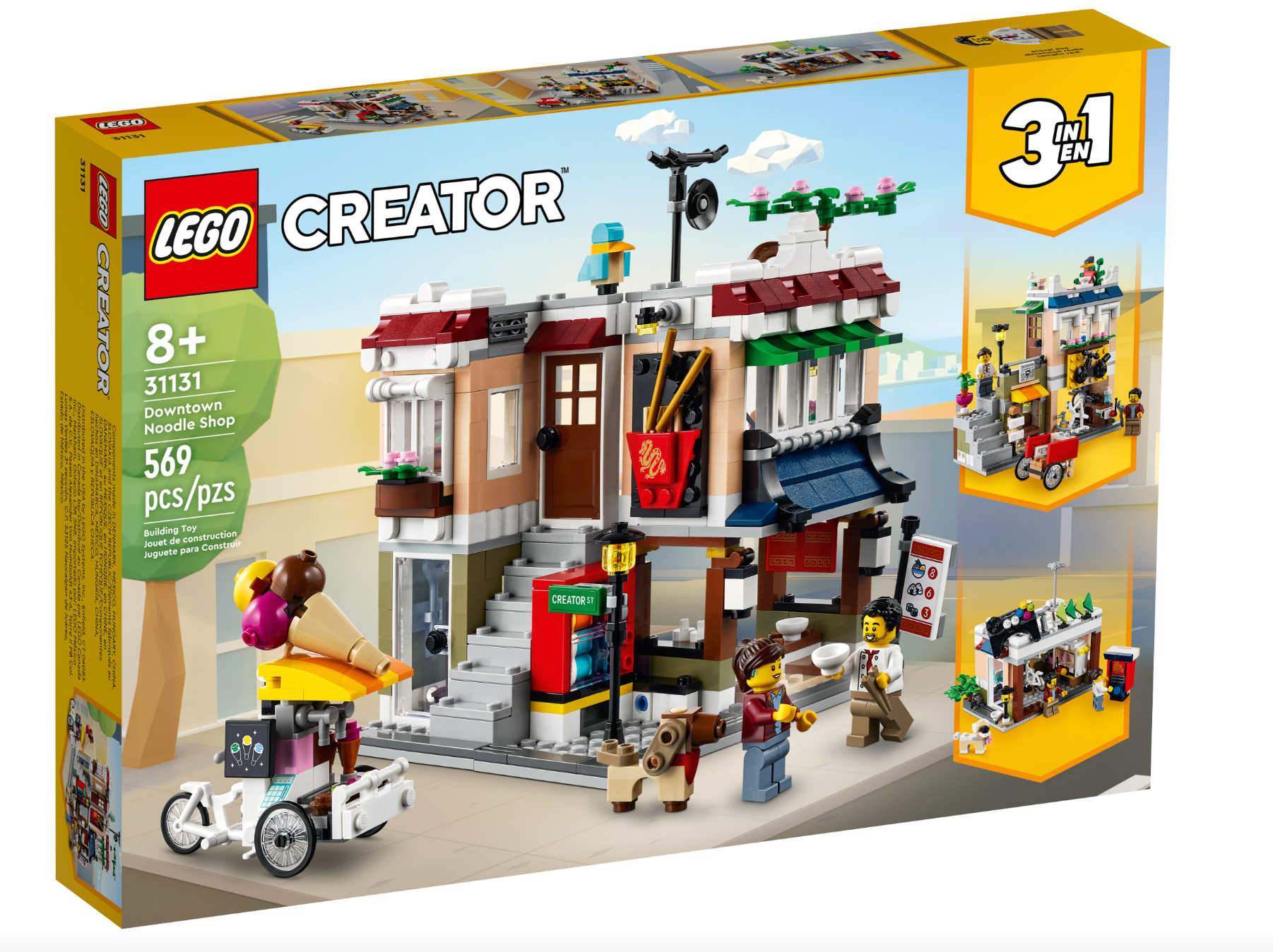 LEGO CREATOR - 31131 - Downtown Noodle Shop – Cards and Bricks